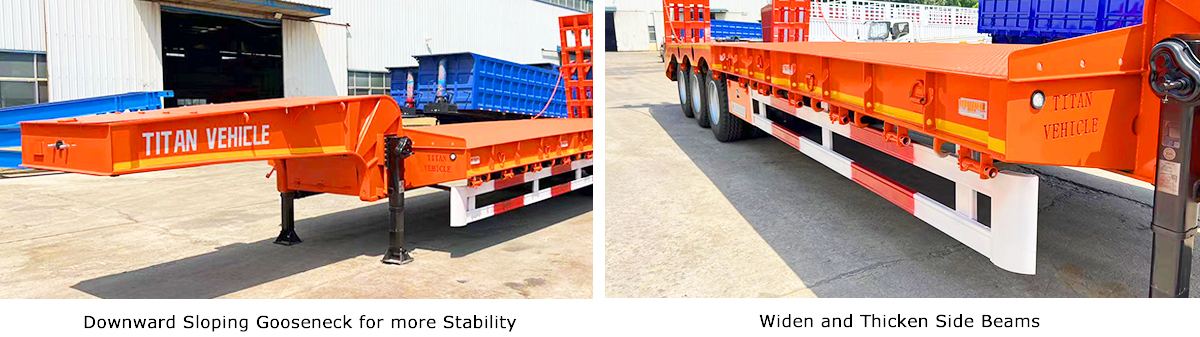 Semi Bed Trailer - 3 Axle Low Bed Semi Trailer for Sale in Zimbabwe