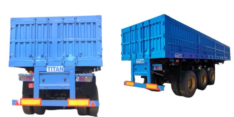 Tri Axle 60 Ton Side Tipper Trailer for Sale in Zimbabwe