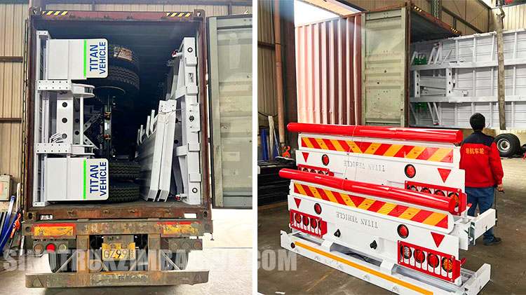 3 Axle Side Wall Grain Trailer will be Sent to Harare Zimbabwe