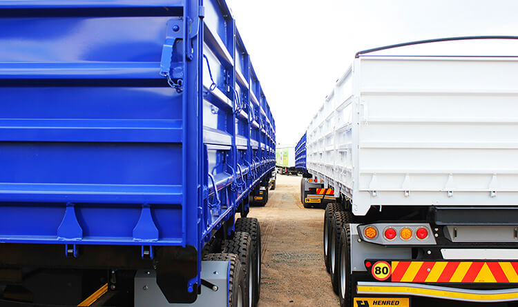 Henred Fruehauf Dropside Tri Axle Trailers for Sale in Zimbabwe