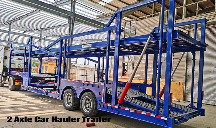 Double Deck Steel Multi Car Hauler Trailer for Sale in Zimbabwe