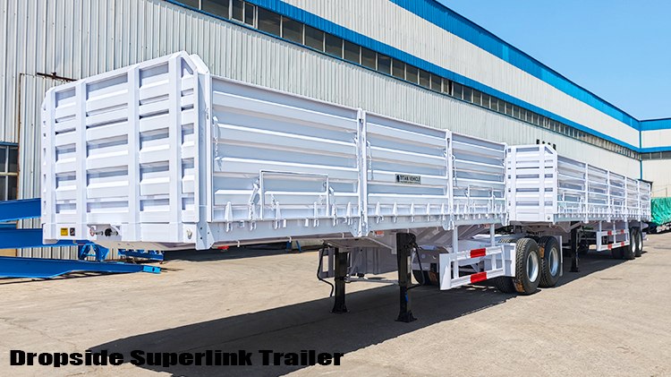 Factory Price Dropside Superlink Trailer for Sale in Zimbabwe