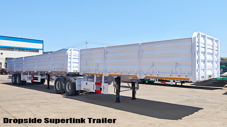 Factory Price Dropside Superlink Trailer for Sale in Zimbabwe