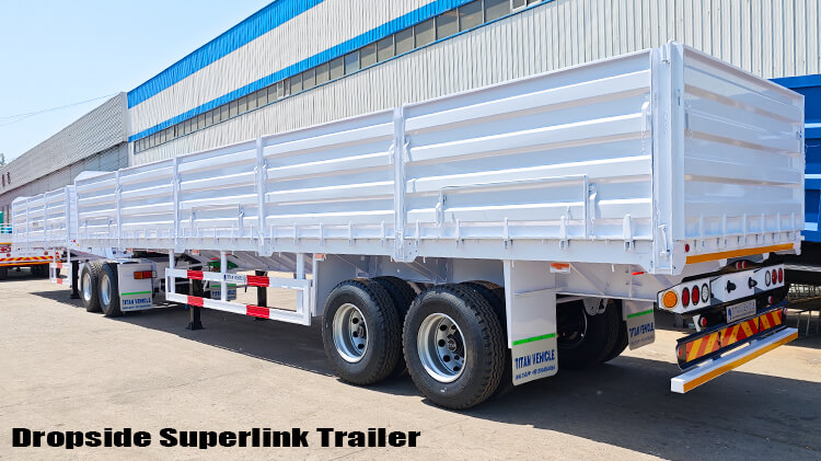 Factory Price Dropside Superlink Trailer for Sale in Zimbabwe
