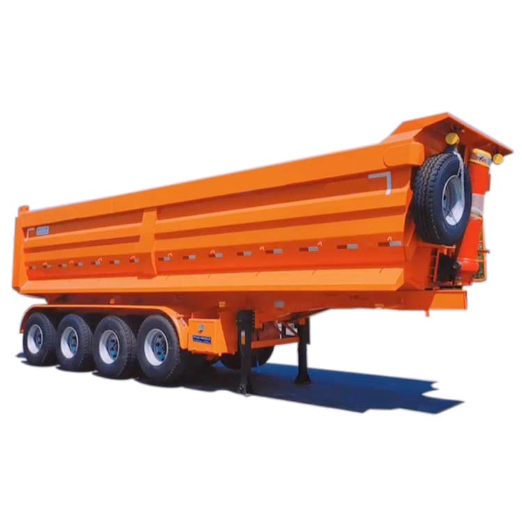 4 Axle 100T Tipper Tipping Trailer for Sale in Zimbabwe Kadoma