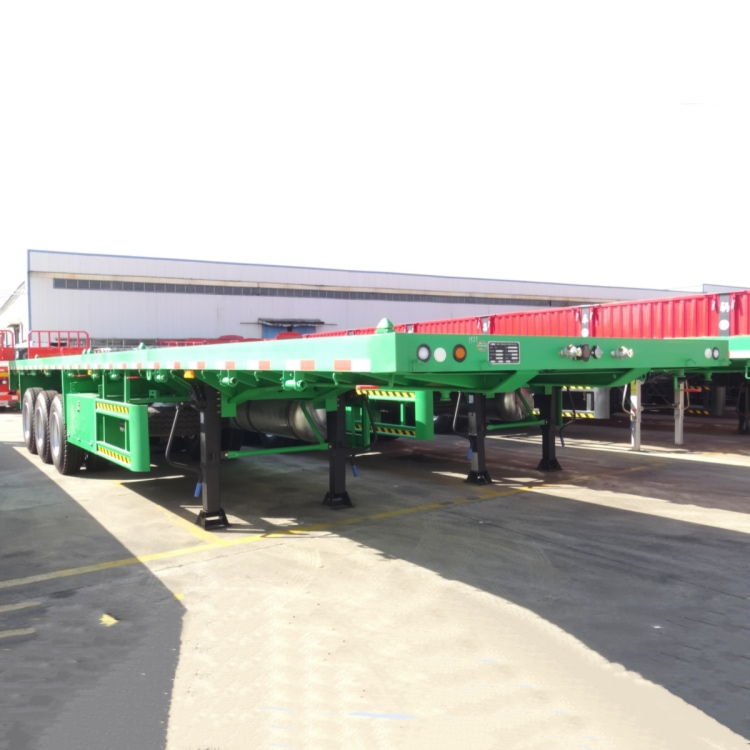 CIMC Tri Axle 40ft Flatbed Trailer for Sale in Zimbabwe Harare