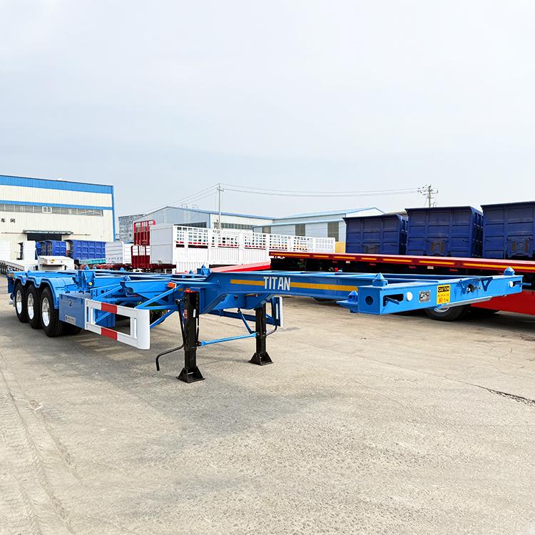 3 Axle 40 Ft Shipping Container Transport Trailer for Sale in Zimbabwe
